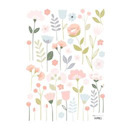 lilipinso Wandsticker A3 Bl&uuml;tensortiment rosa pastell