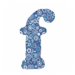 lilipinso Sticker blau Buchstabe f