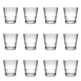 ich-zapfe Whiskygl&auml;ser, Whiskybecher - 12er-Set, Grande Sunray, 390 ml