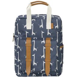 Fresk Kinderrucksack gro&szlig; Giraffe blau