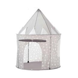 Kids Concept Spielzelt rund Sterne grau