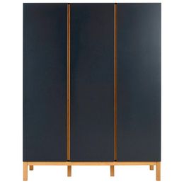Quax Indigo 3 t&uuml;riger Schrank schwarz