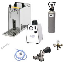 ich-zapfe Komplett Set - Zapfanlage, Bierzapfanlage, Bierkoffer, Durchlaufk&uuml;hler PYGMY 25 1-leitig Trockenk&uuml;hler, 35 Liter/h