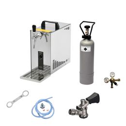 ich-zapfe Komplett Set - Zapfanlage, Bierzapfanlage, Bierkoffer, Durchlaufk&uuml;hler PYGMY 25 1-leitig Trockenk&uuml;hler, 35 Liter/h