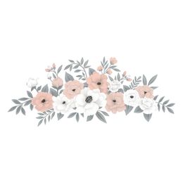 lilipinso Wandsticker gro&szlig;er Blumenstrau&szlig; rosa wei&szlig;