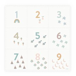 Play&Go Kinderteppich, Puzzlematte, Puzzleteppich - Zahlen/Punkte EVA