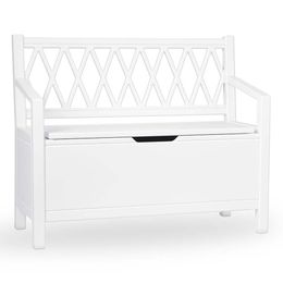 Cam Cam Kinderbank Aufbewahrung Harlequin weiss