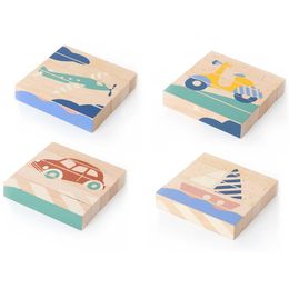 nobodinoz Holzkl&ouml;tze / Puzzle Fahrzeuge