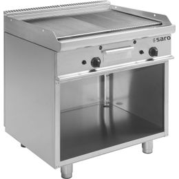 ich-zapfe Saro Griddleplatte Gas - E7/KTG2BAM, Offenem Unterbau - Professionelle Gro&szlig;fl&auml;chen-Zubereitung f&uuml;r die Gastronomie