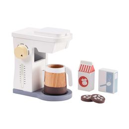 Kids Concept Spiel Kaffeemaschine aus Holz mit Zubeh&ouml;r