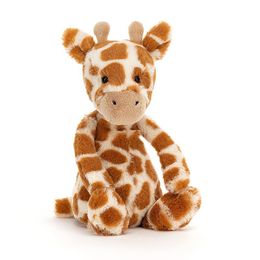 Jellycat Kuscheltier, Pl&uuml;schtier, Stofftier - Bashful Giraffe, 18 x 9 cm