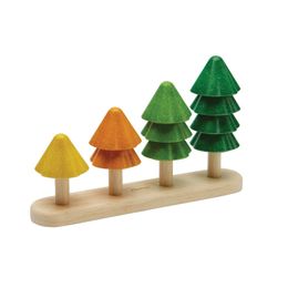 Plan Toys - Sortierspielzeug - Sortieren und Z&auml;hlen B&auml;ume, Gummibaumholz