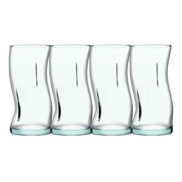 ich-zapfe Cocktailgl&auml;ser, Longdrinkgl&auml;ser, Trinkgl&auml;ser 4er-Set - Amorf, 440 ml - Perfekt f&uuml;r Cocktails & Longdrinks