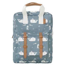 Fresk Kinderrucksack Wal blau