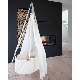 Leander Babywiege beige weiss