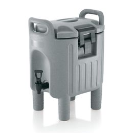 ich-zapfe Thermobeh&auml;lter, Thermogetr&auml;nkebeh&auml;lter, Getr&auml;nkebeh&auml;lter mit Zapfhahn - Grau, 7,5L