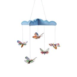 Studio ROOF Bastel-Set, 3D Wandobjekt, Baby Mobile - Schmetterlingstanz