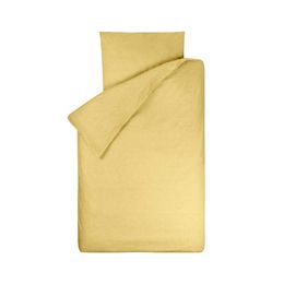 Bink Kinderbettw&auml;sche Bo uni senfgelb 100 x 135