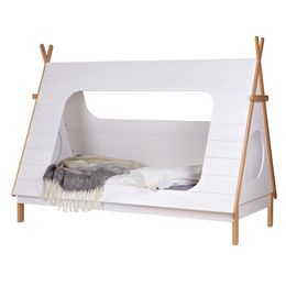 WOOOD - Tipi Bett mit Lattenboden, 163x215x106 cm