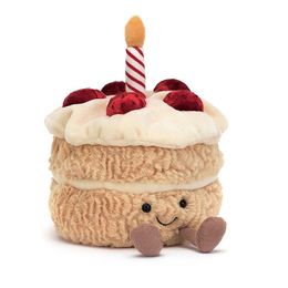 Jellycat Kuscheltier, Pl&uuml;schtier, Stofftier - Amuseable Birthday Cake