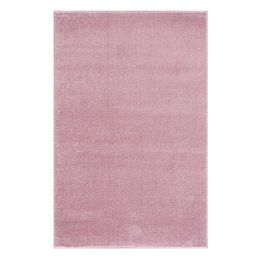 LIVONE Kinderteppich uni rosa
