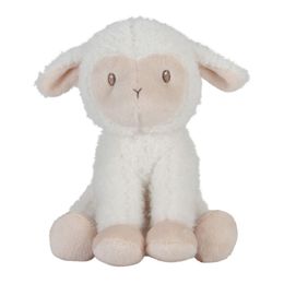 Little Dutch Kuscheltier, Pl&uuml;schtier, Stofftier Schaf - Little Farm, aus weichem Stoff - Perfekt zum Spielen & Schmusen, 17cm
