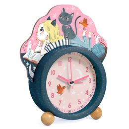 Djeco Kinderwecker M&auml;dchen mit Katze