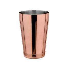 ich-zapfe Cocktail Shaker TIN TIN Speed - (18oz): Edelstahl 304 in Kupfer-Optik - F&uuml;r professionelle Cocktails & stilvolles Barkeeping
