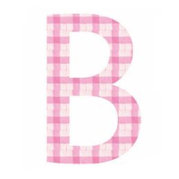lilipinso Sticker rosa Buchstabe b