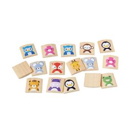 Plan Toys - Gesellschaftsspiel - Tiermemo, Gummibaumholz