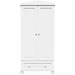 Caramella Kleiderschrank 2 t&uuml;rig "Romantik" weiss