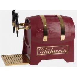 Gl&uuml;hweinzapfanlage, Getr&auml;nke durchlauferhitzer - Special Edition Rot mit Luftkompressor, 9 kW, 2-leitig