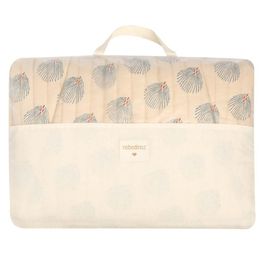 Babywippe Bezug, Ersatzbezug - nobodinoz, Gatsby Blau Creme