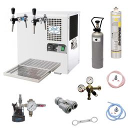 ich-zapfe Komplett Set - Wassersprudler, Wasserspender, Trinkwassersprudler - AS-45, 2-leitig