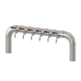ich-zapfe Schanks&auml;ule, Bierzapfs&auml;ule, Modell Lindr Cold bridge U6, Zapfhahn NOSTALGIE, Elegante & Hochwertige f&uuml;r Bars & Restaurants