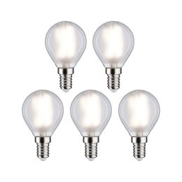Paulmann LED-Leuchtmittelset Tropfen matt E14 4,8 W 470 lm neutralwei&szlig; 5 St&uuml;ck