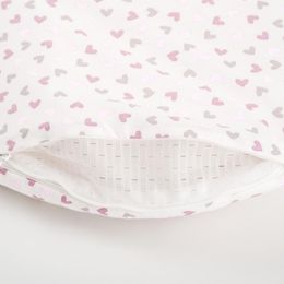 Tr&auml;umeland Tr&auml;umeland Liebmich Baby Schlafsack, Schlummersack, Innenschlafsack Set - Herz Rosa 3tlg. Set