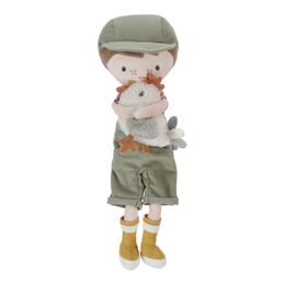 Little Dutch Stoffpuppe, Kuschelpuppe - Farmer Jim mit Huhn, 35cm