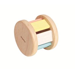 Plan Toys - Krabbelspielzeug - Walze pastell, Gummibaumholz