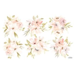 lilipinso Wandsticker Bl&uuml;tengebinde apricot gr&uuml;n