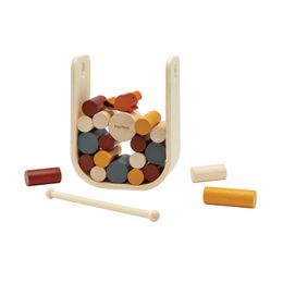 Plan Toys - Familienspiel - St&auml;mme ziehen gro&szlig;, Gummibaumholz