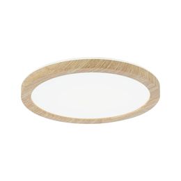 Paulmann LED-Panel 'Atria Shine' Holzoptik 11,2 W &Oslash; 19 x 3 cm