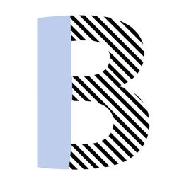lilipinso Wandsticker Happy Buchstabe B