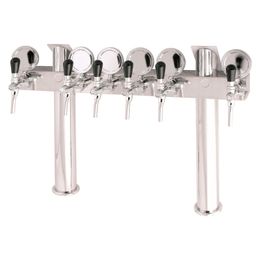 ich-zapfe Schanks&auml;ule, Bierzapfs&auml;ule 6-leitig, Modell Tower, Elegante & Hochwertige f&uuml;r Bars & Restaurants