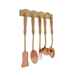ich-zapfe K&uuml;chenset, Kochbesteck set - Mit Holzhalter