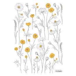 lilipinso Wandsticker A3 Kamille & Butterblume klein