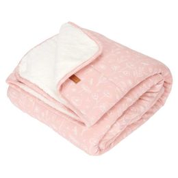 Little Dutch Baby Kuscheldecke "Wild Flowers" rosa
