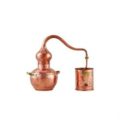 ich-zapfe Destille, Destillierger&auml;t, Destillationsapparatur - Alembic Premium, Kupfer 1L