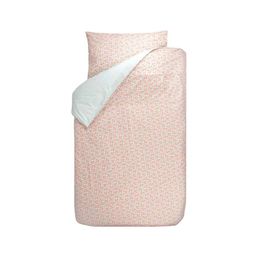 Bink Kinderbettw&auml;sche Bibi Streubl&uuml;mchen rosa rot t&uuml;rkis 100 x 135