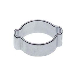 ich-zapfe 2-Ohr-Schlauchklemme 10mm, verzinkt, 100 St&uuml;ck